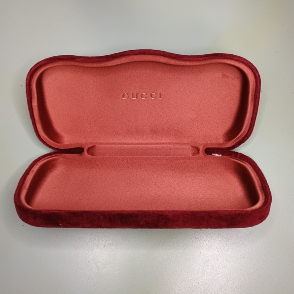 Gucci | Other | Gucci Red Velvet Glasses Case | Poshmark